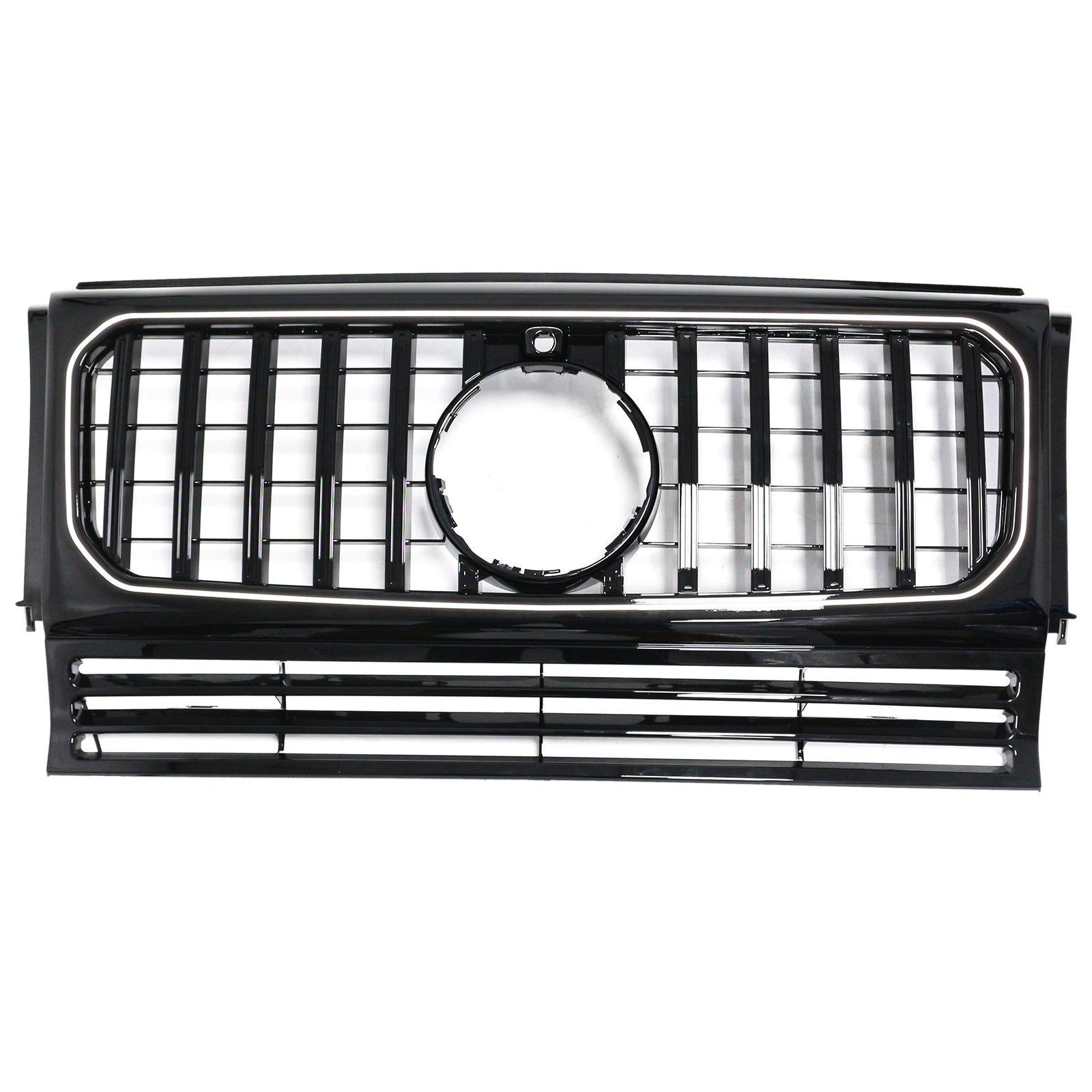 1990-2018 Mercedes Benz G-Class W463 Gloss Black Front Grill Front Bum ...